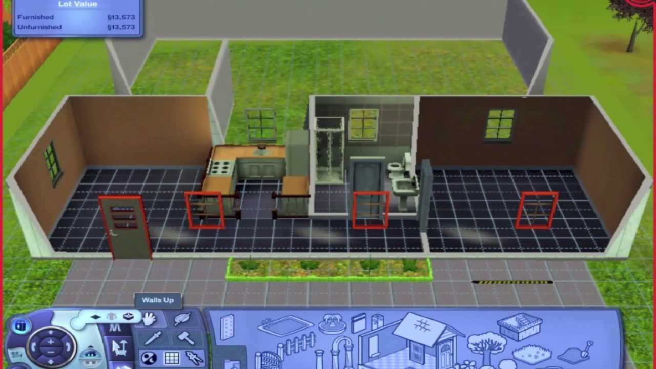The Sims 3: Building A Simple House - YouTube