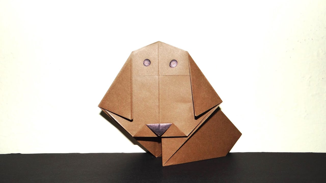 Cómo hacer un perrito de papel a origami paso a paso. - YouTube