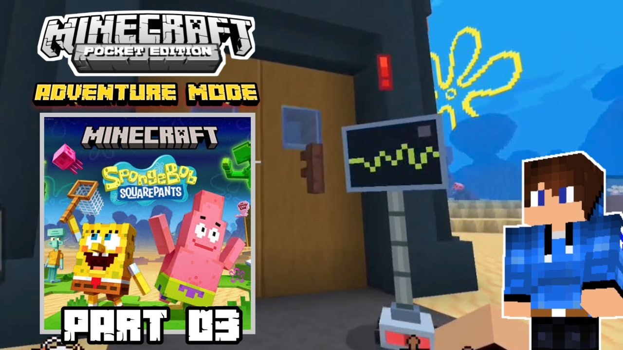 [ WALKTHROUGH ] Minecraft Bedrock : Spongebob Squarepants DLC part 03 ...