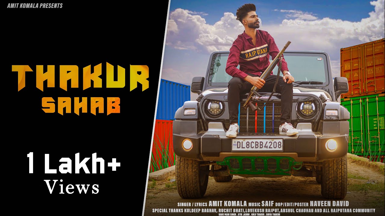 Thakur Sahab II New Rajputana Song II Amit chauhan II Kuldeep Raghav II ...