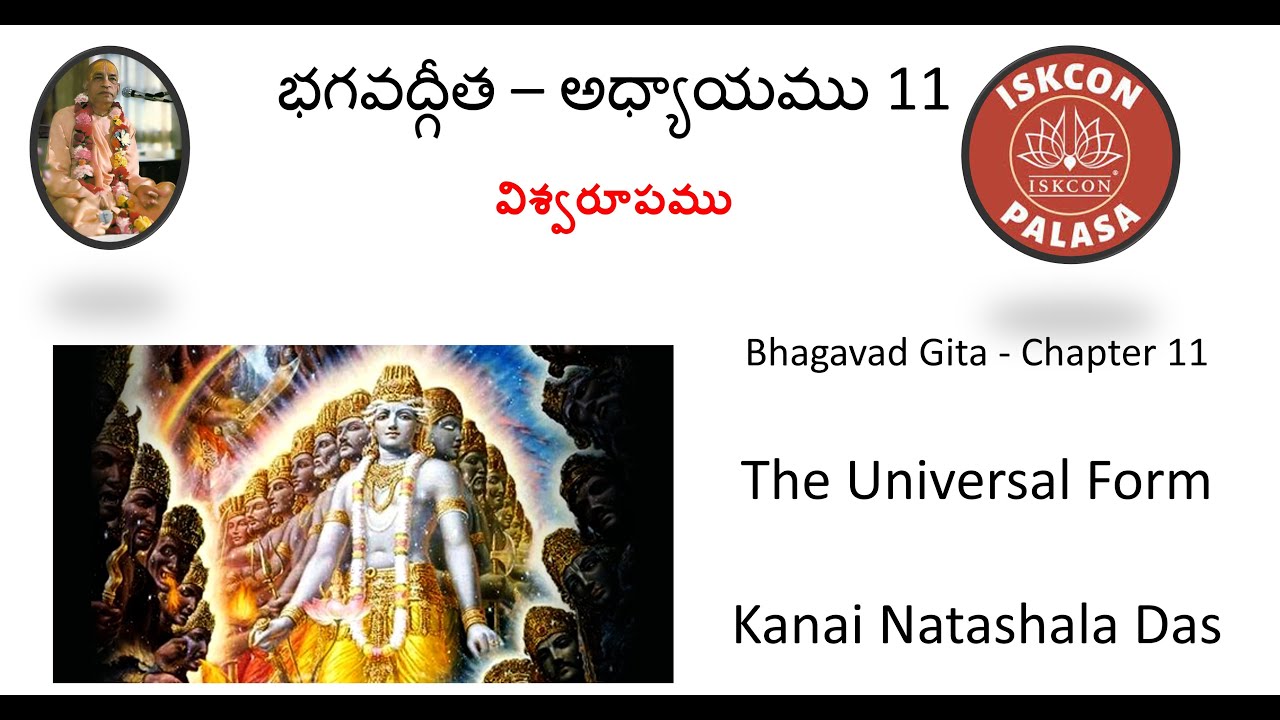 Bhagavad Gita (Telugu) Chapter 11 The Universal Form - YouTube