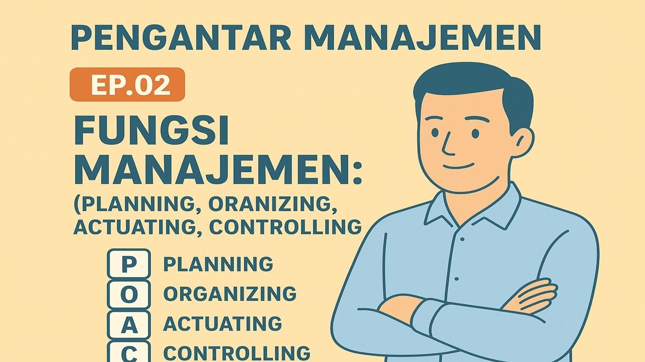 Pengantar Manajemen Ep.02 - Fungsi Manajemen: POAC (Planning ...