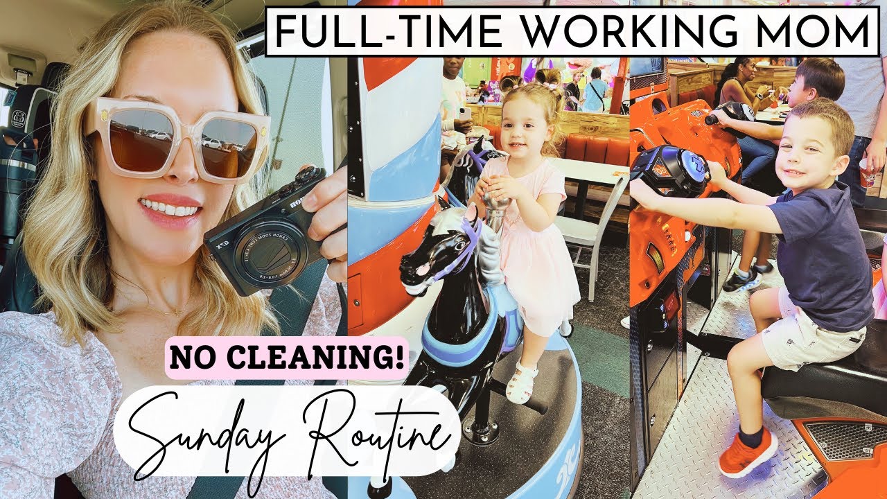 Sunday Routine as a Full-time Working Mom | Reset & Relax - YouTube