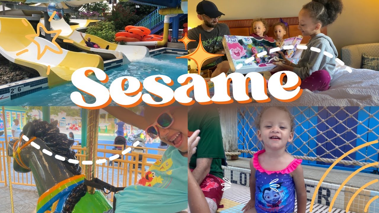 Sesame Place Vlog| Part 2| Rides & Birthday Presents - YouTube