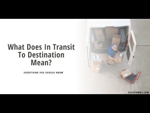 Should I worry? - In Transit To Destination Mean USPS | Geekzowns - YouTube