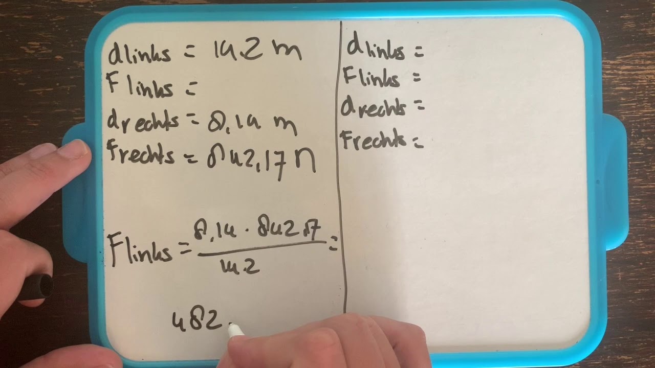 Hoe reken je met de formule voor evenwicht? #2 - YouTube