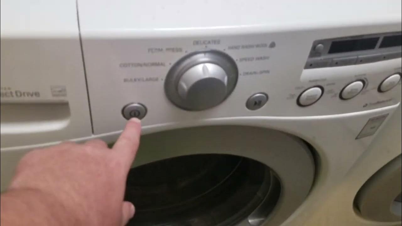 Fix Front Load LG Washing Machine (Direct Drive) Not Working No Power ...