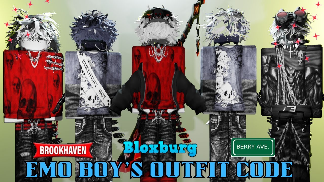 New Boy Outfits Code For Brookhaven And Berry Avenue | Roblox ...