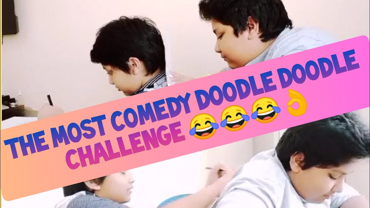 THE DOODLE DOODLE CHALLENGE ( THE PUZZLE CHALLENGE 😂😂) VERY COMEDY ...