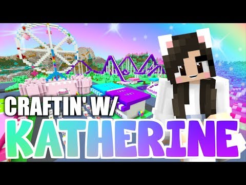💙 Minecraft THEME PARK! Craftin' w/ Katherine Ep. 49