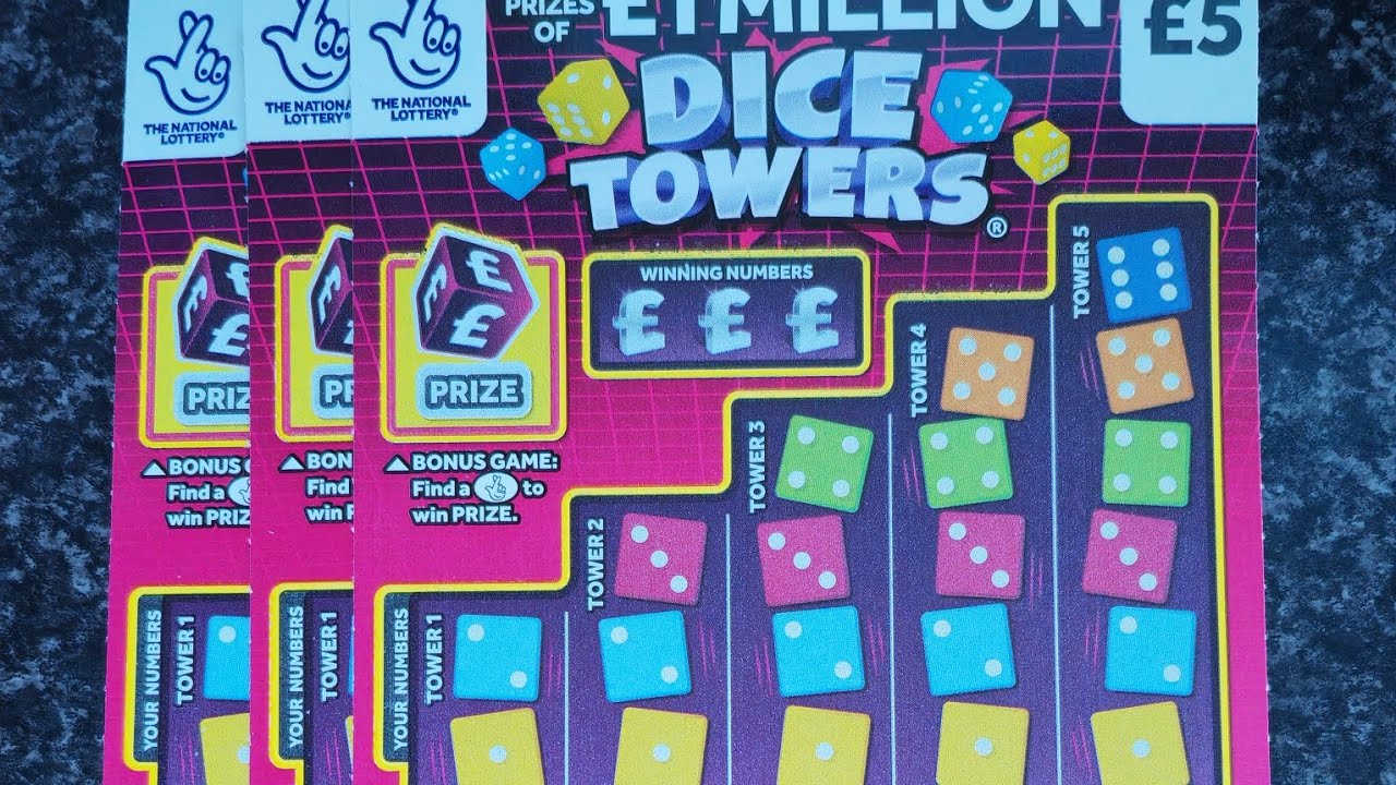New dice towers scratch cards £15 in play - YouTube