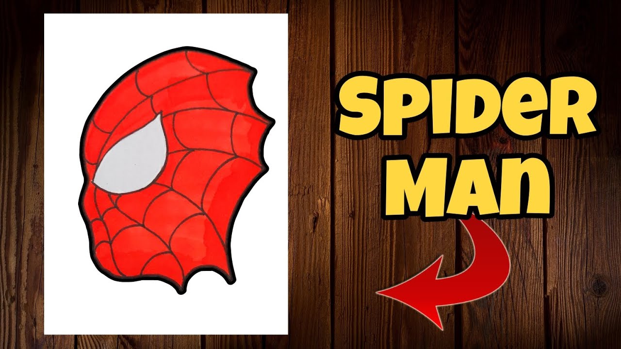 spider-man drawing easy | how to draw spider man - YouTube