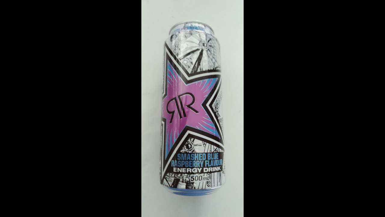 Rockstar Smashed Blue Raspberry - YouTube