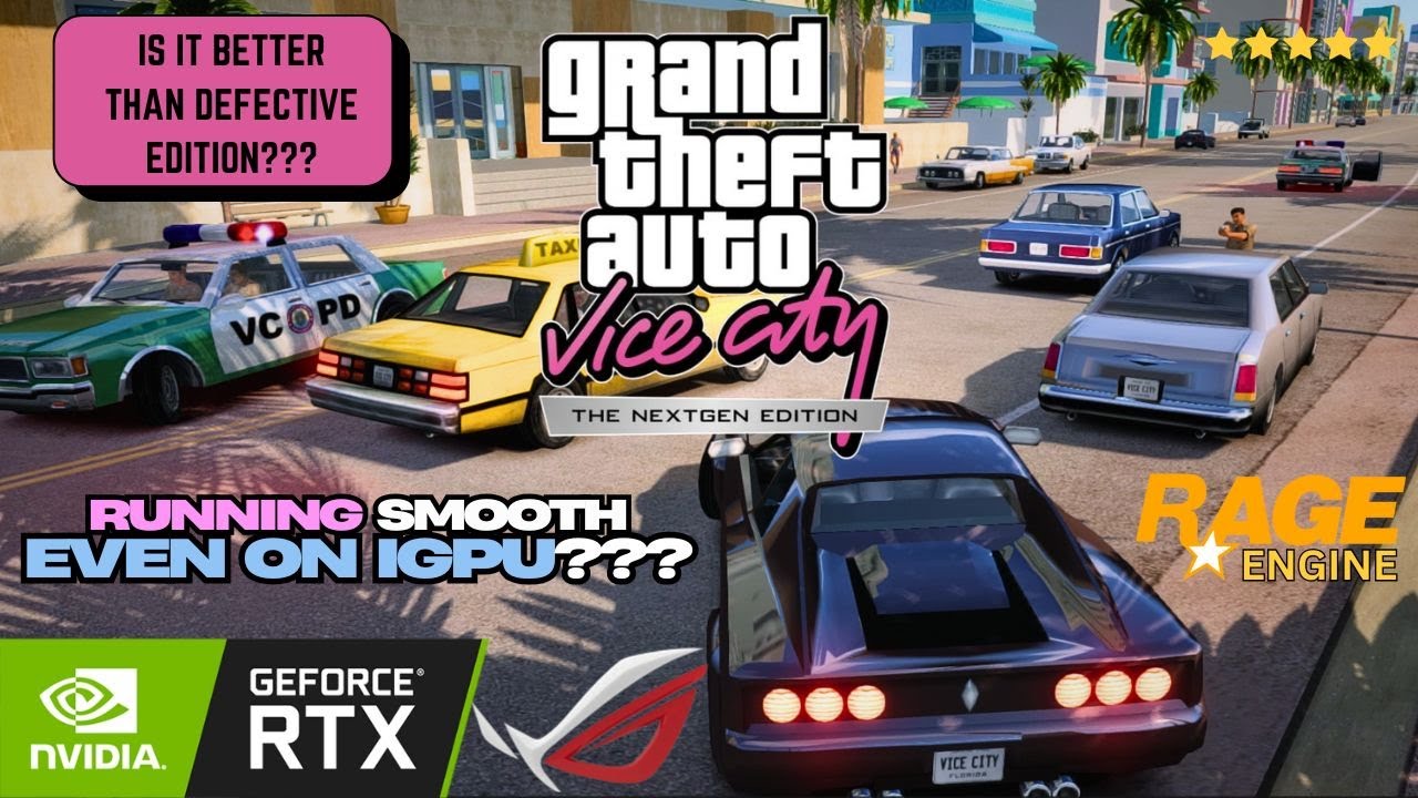 GTA VICE CITY THE NEXT GEN EDITION Gameplay ( First 20 Min) | Better ...