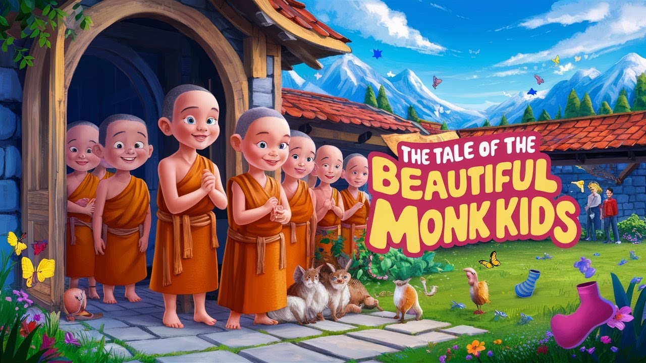 The Tale of the Beautiful Monk Kids | bedtime stories | kids story # ...
