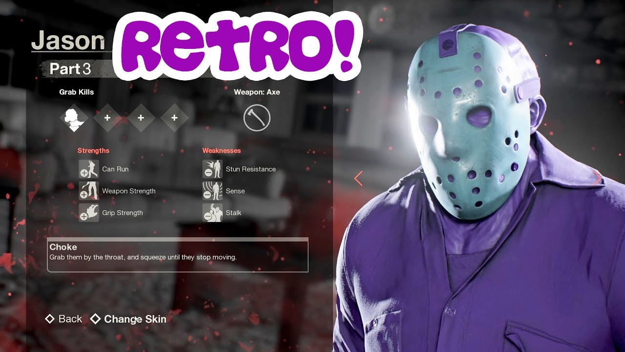 NUEVA SKIN DE JASON RETRO | Friday the 13th the game! - YouTube