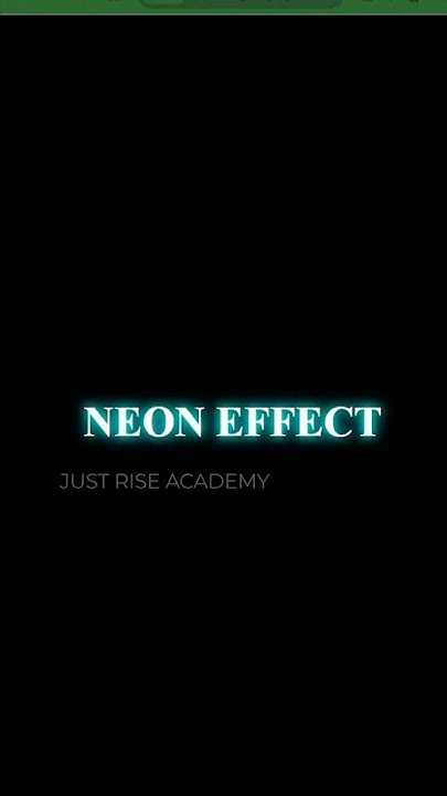 Neon Text Glow Effect using just HTML & CSS #justriseacademy #coding #webdesign #trending - YouTube