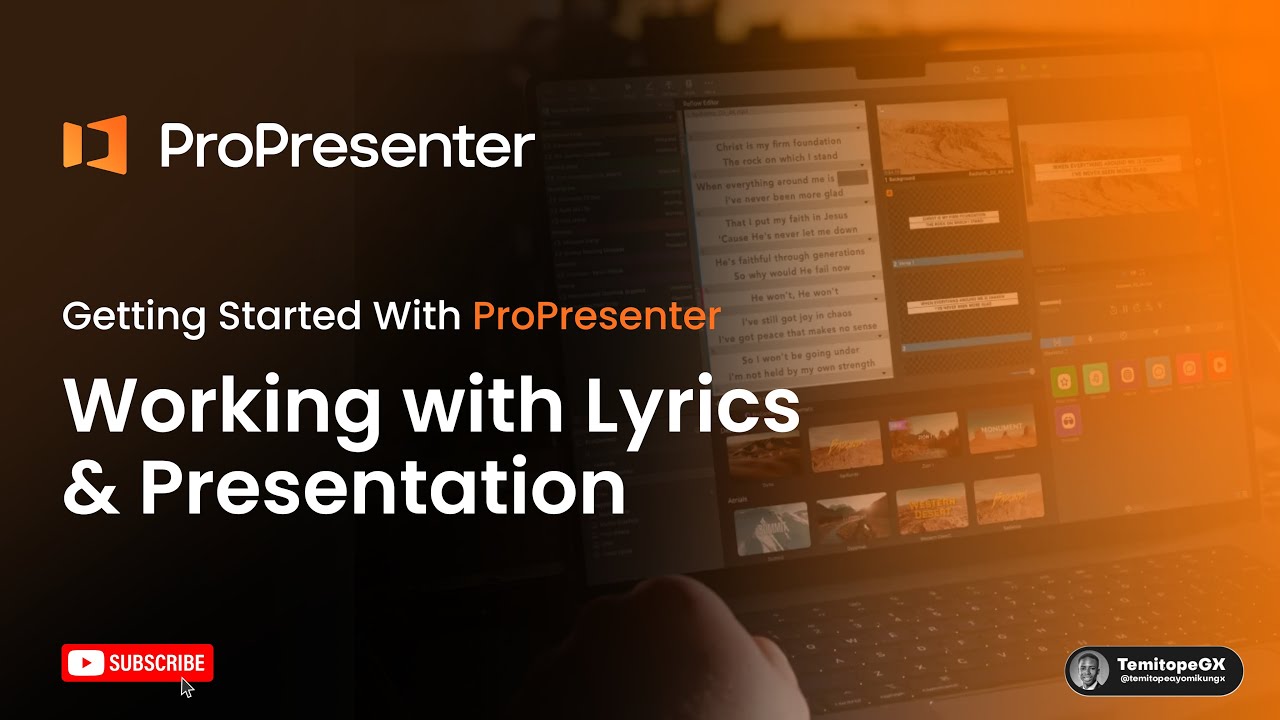ProPresenter Tutorial: How to Work with Lyrics & Presentations Like a ...