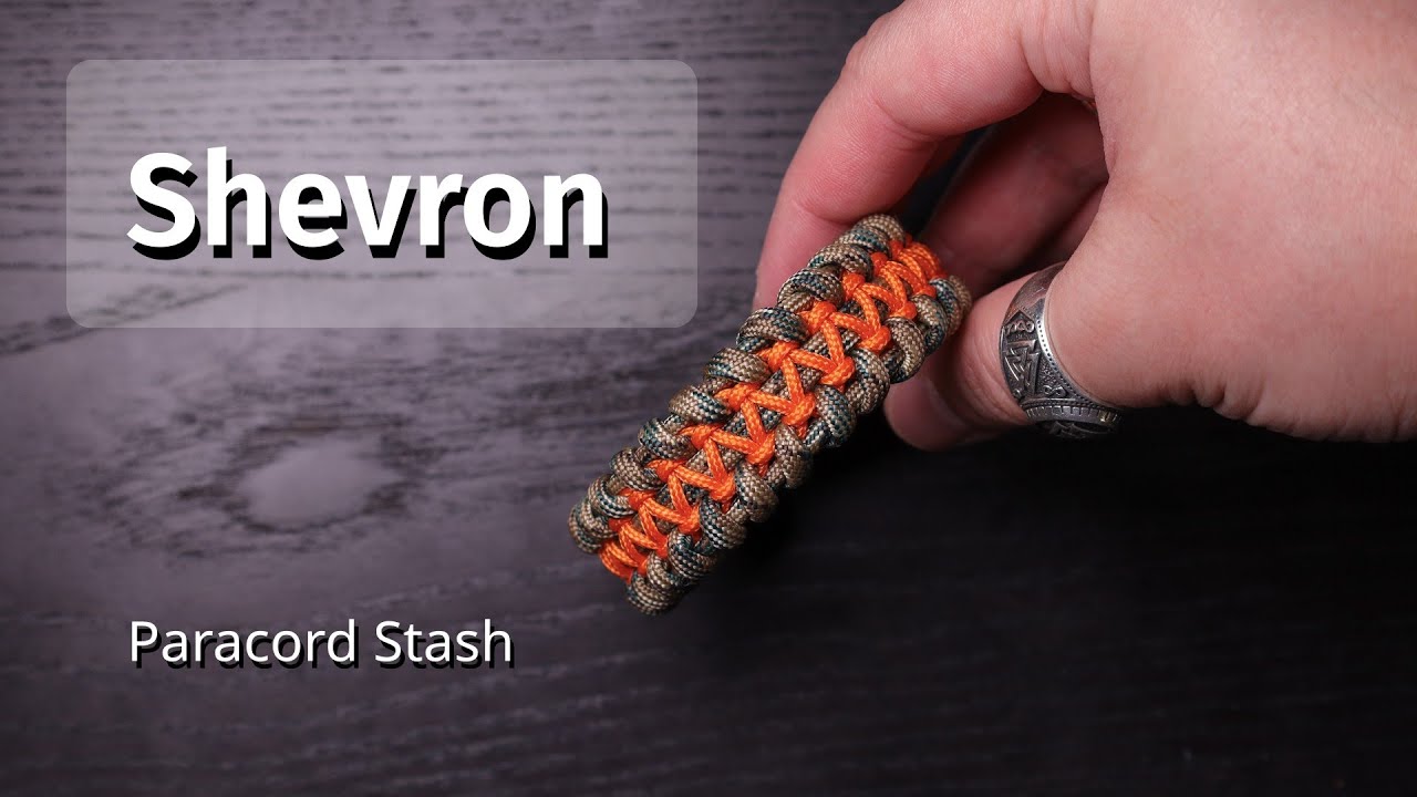 Shevron | Узел "Шеврон" | Paracord Stash - браслеты из паракорда - YouTube