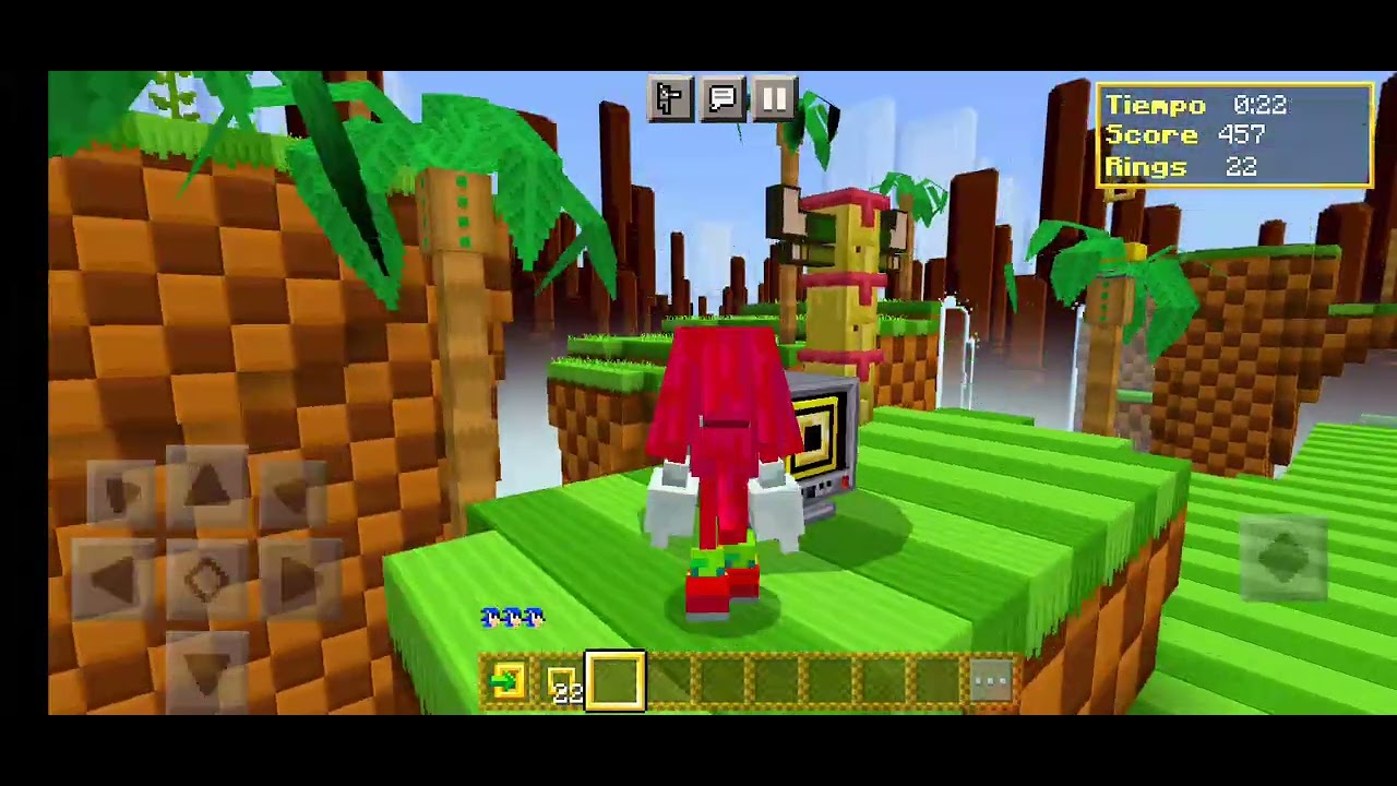 probando el mapa de Sonic - YouTube