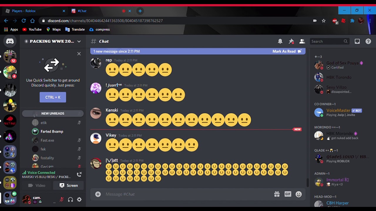 Marski Vs 8vamp Packing WWE - YouTube