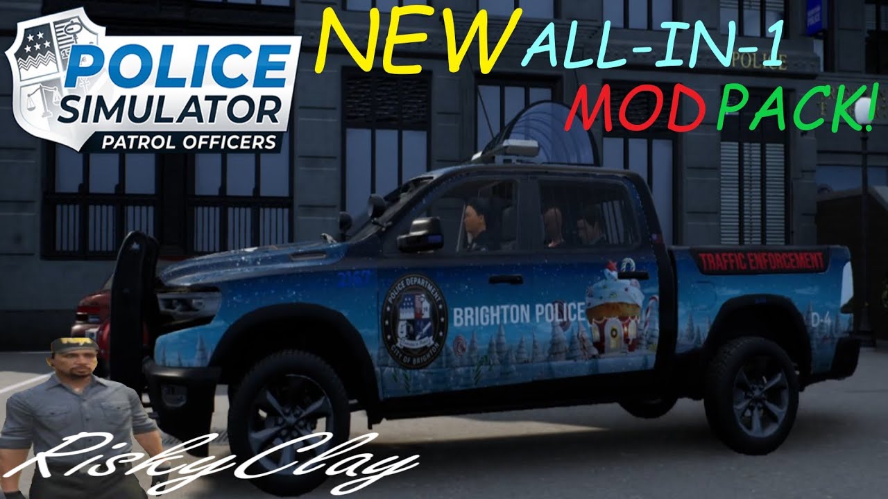 CHECKING OUT NEW MOD-Police Simulator Patrol Officer Ep#182. Holiday ...