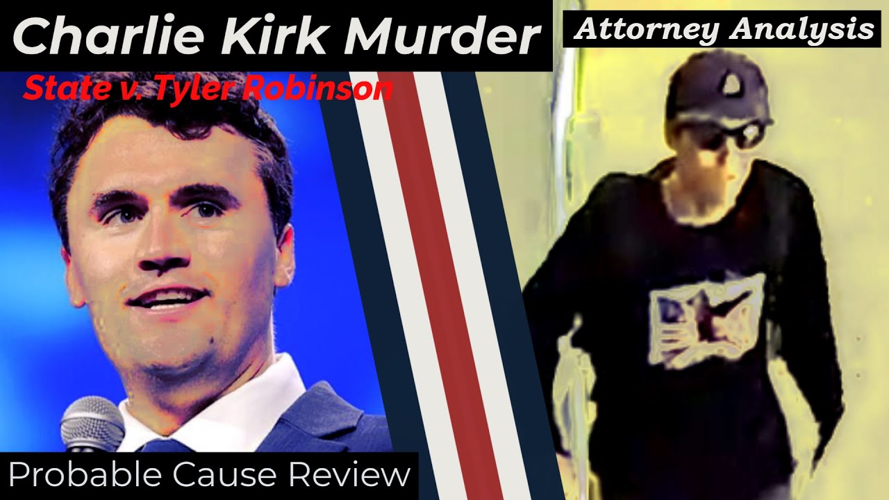 CHARLIE KIRK MURDER - Charges and Probable Cause - State v. Tyler ...