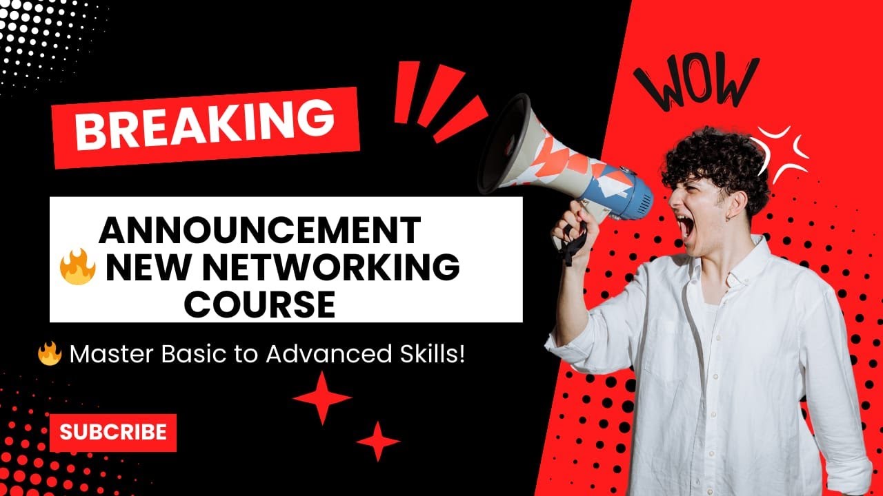 Big Announcement: Our Networking Course is Finally Here! - YouTube
