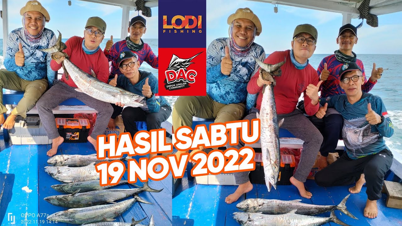 Hasil hari ini Depok Angler Community panen ikan Tengiri babon bersama ...