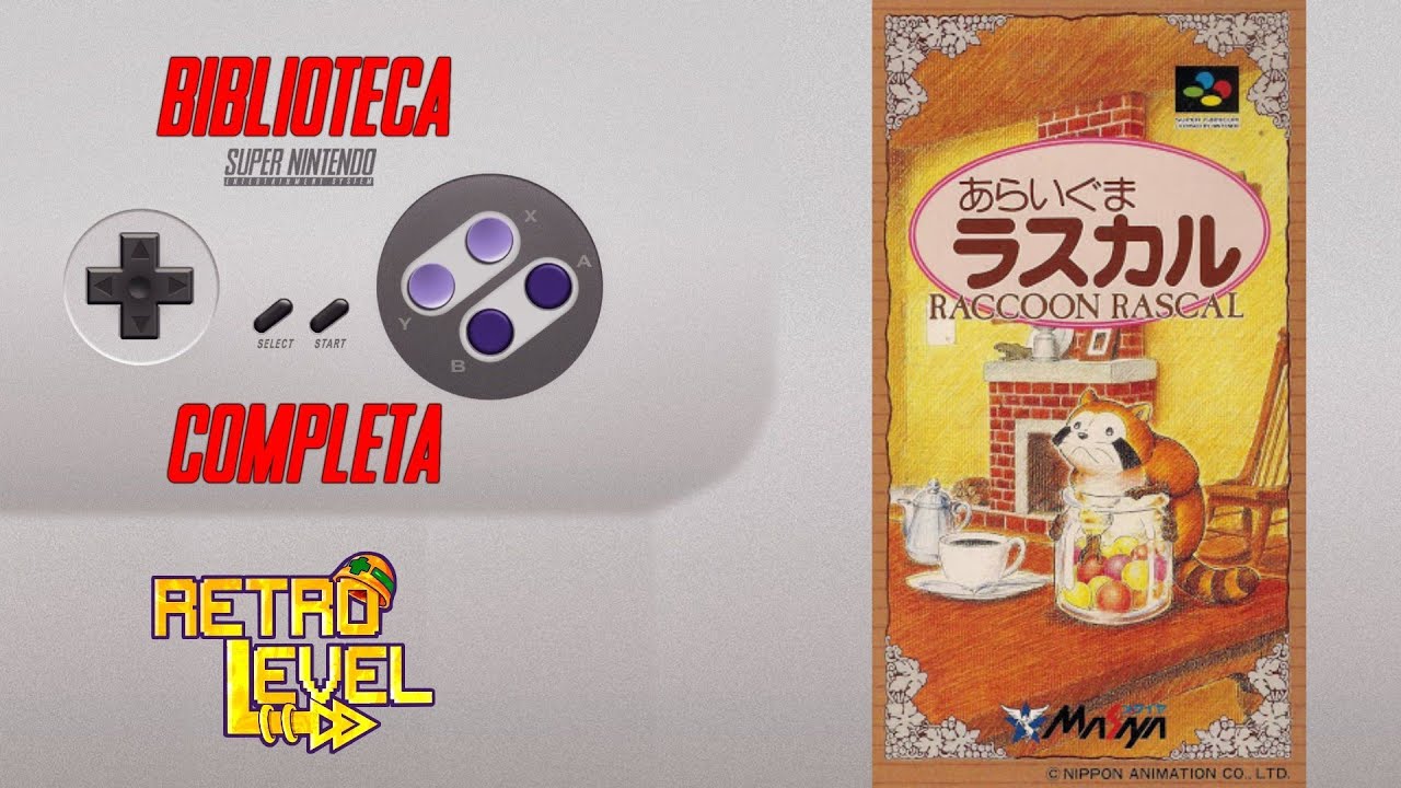Araiguma Rascal: Raccoon Rascal - Biblioteca COMPLETA do Super Nintendo ...