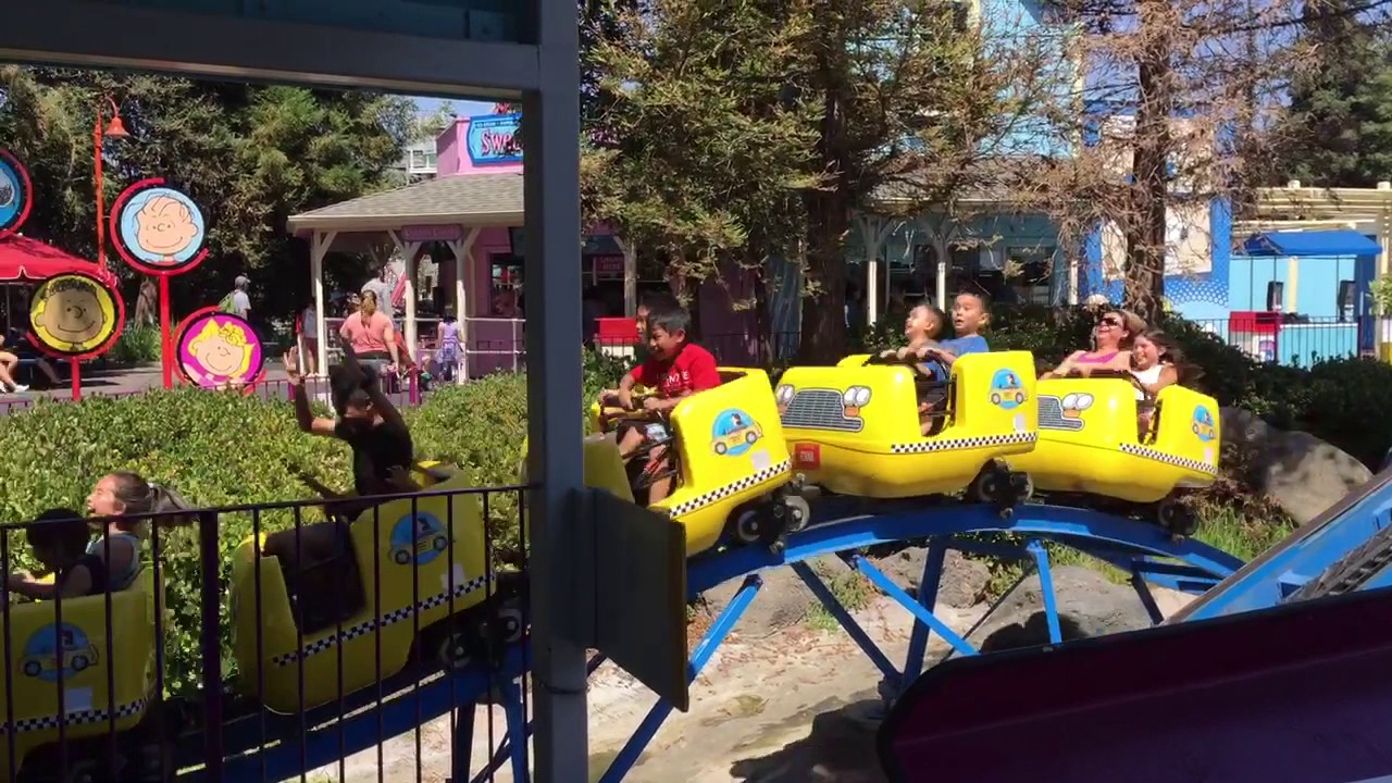 Great America Snoopy Roller Coaster - YouTube