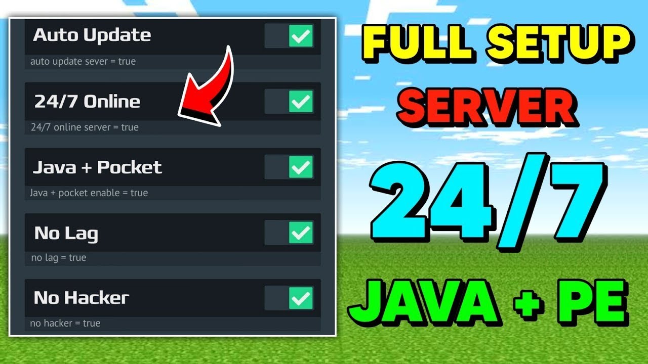 How to make 24/7 Minecraft server | How To Create Server In Minecraft ...