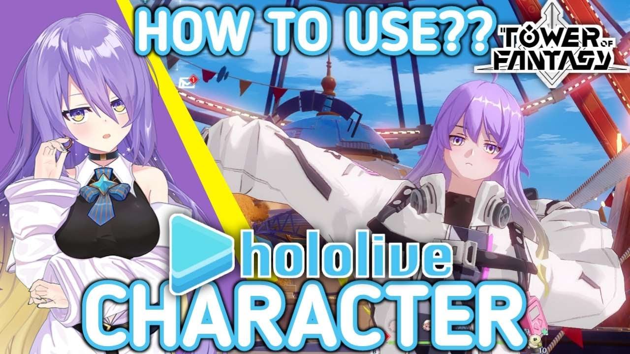 CARA PAKAI KARAKTER HOLOLIVE ( TUTORIAL APA INI 😂 )【 TOWER OF FANTASY ...