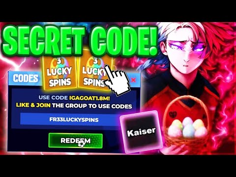 *NEW* EASTER KAISER Code GIVES FREE LUCKY SPINS In BLUE LOCK RIVALS ...