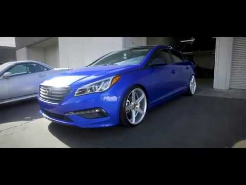 Cosmic Blue Hyundai Sonata Wrap - YouTube