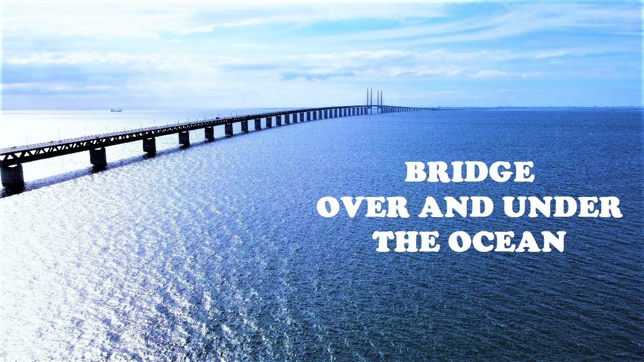 Öresund Bridge Between Sweden & Denmark Drone 4K - YouTube
