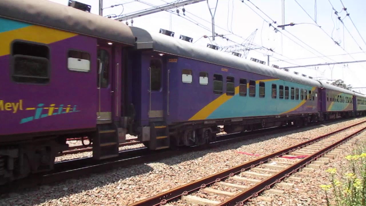 a Passenger train on the Natal down Mainline - YouTube