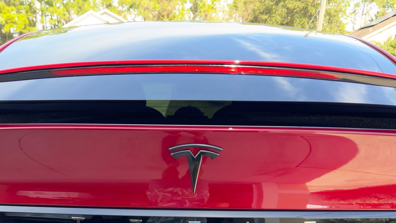 Installing a Tesla Model X emblem Badge - YouTube