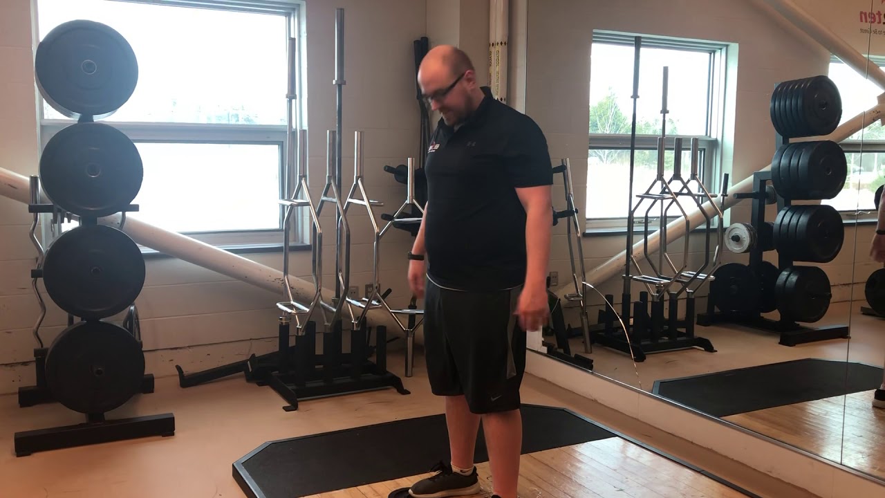 Knee Break Ankle Mobilization - YouTube