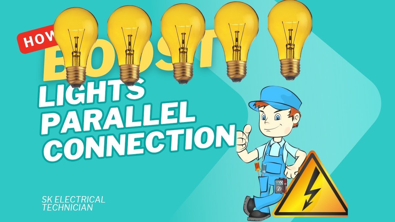 Five bulbs connected in parallel connection !!! Lights connected in ...