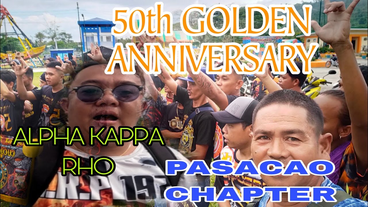 Happy 50th golden anniversary.alpha kappa rho!!! - YouTube