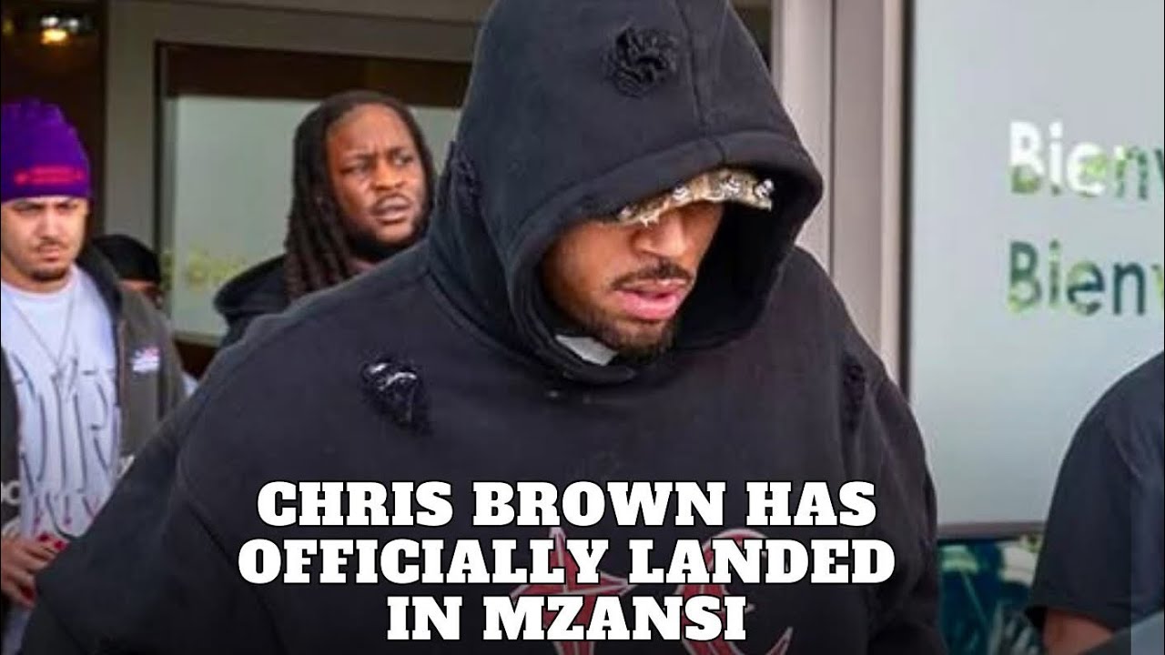 Chris Brown Arrives in South Africa | Chris Brown tour show in ...