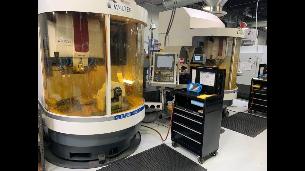 WALTER, HELITRONIC POWER, GE FANUC SERIES 310i MODEL A5 CNTRL, NEW ...