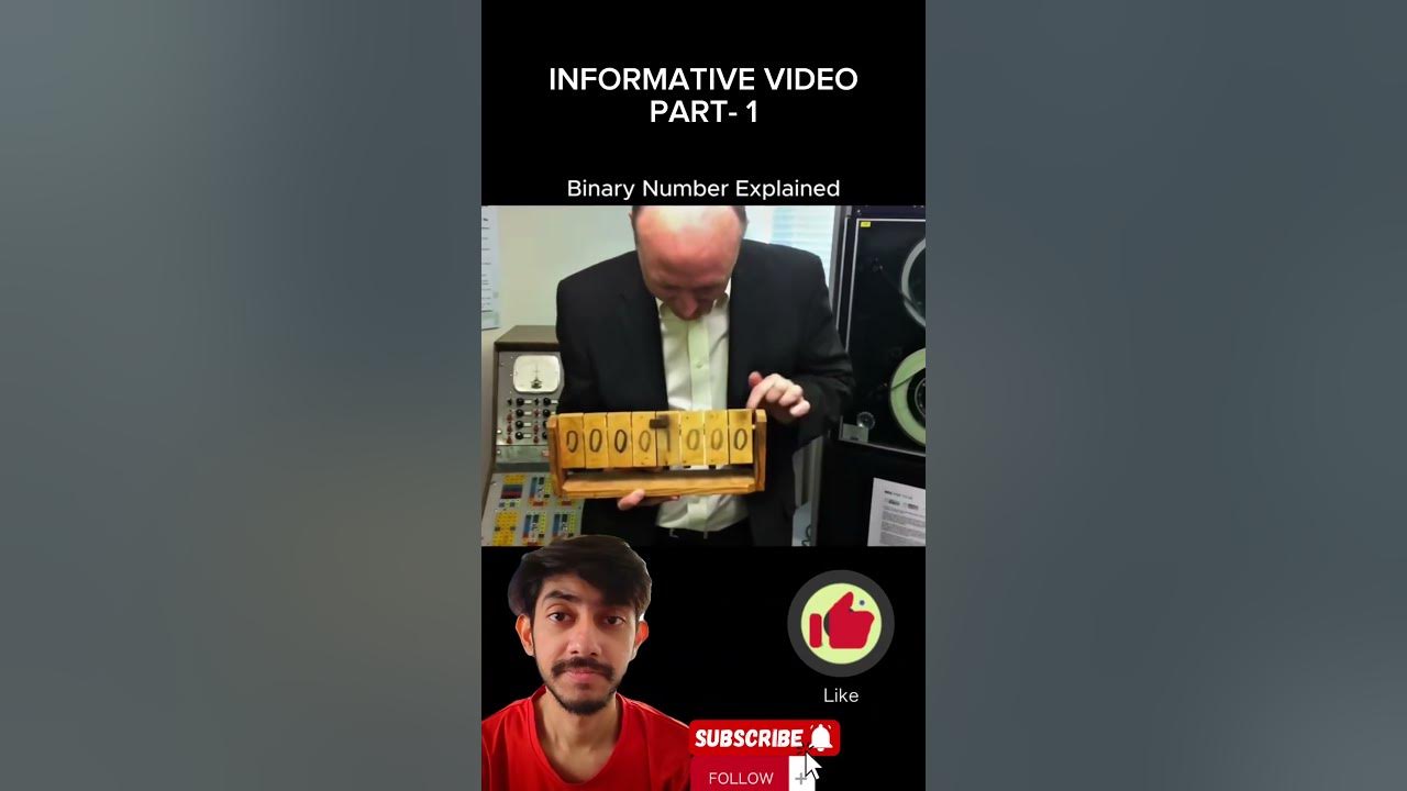 Binary Numbers Explained In 30 Seconds Super Easy Binarynumbers Computerscience Youtube