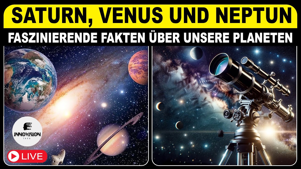 🔴Saturn, Venus und Neptun: Faszinierende Fakten über unsere Planeten ...