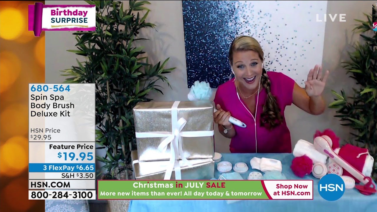 Spin Spa Body Brush Deluxe Kit - YouTube