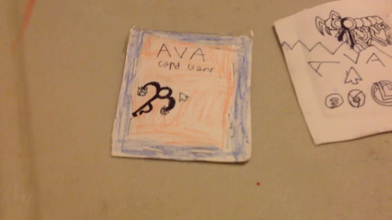 AVA CARD GAME INSPIRED BY ALAN BECKER (Alan please don't copyright me ...