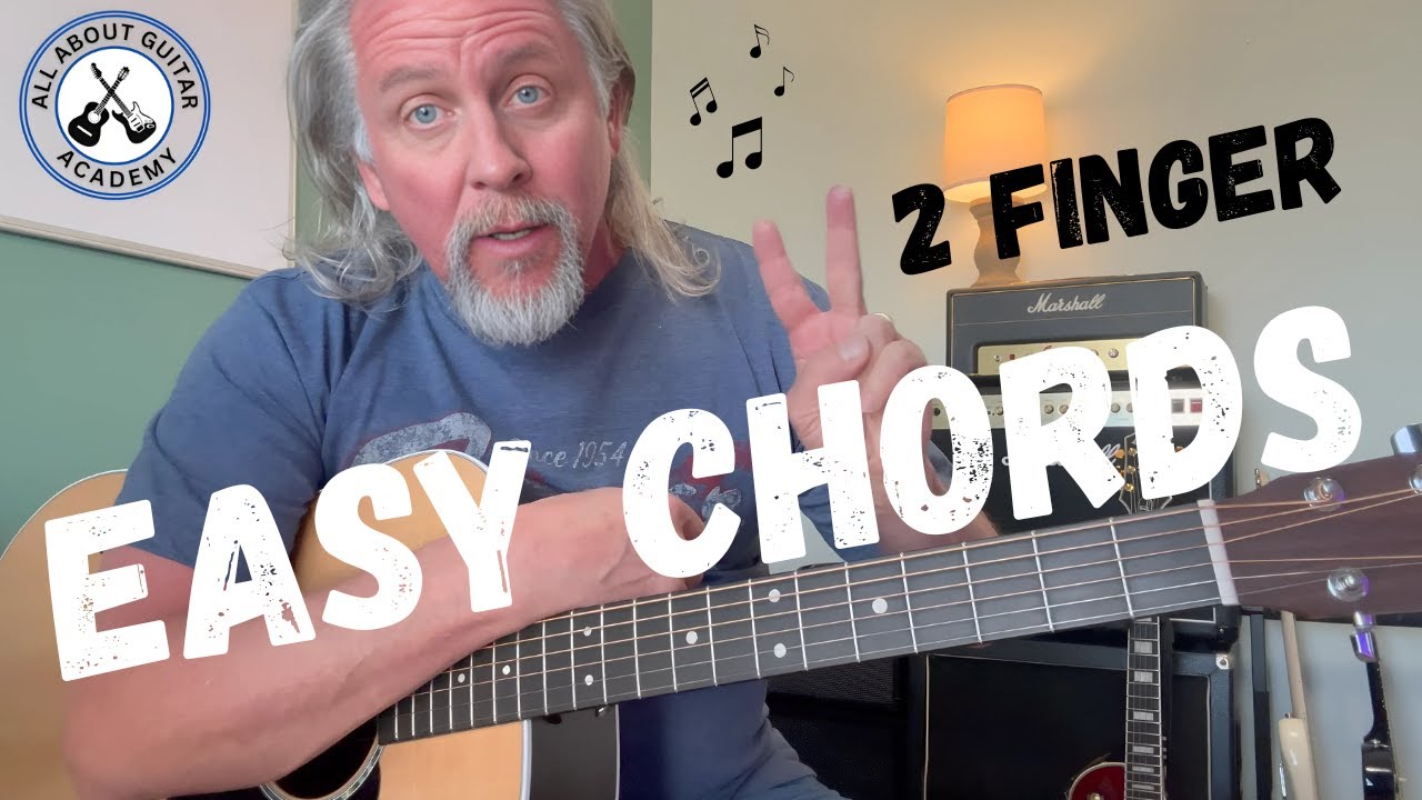 Beginner Guitar Lesson: 4 Easy Chords and 4 Easy Songs - YouTube