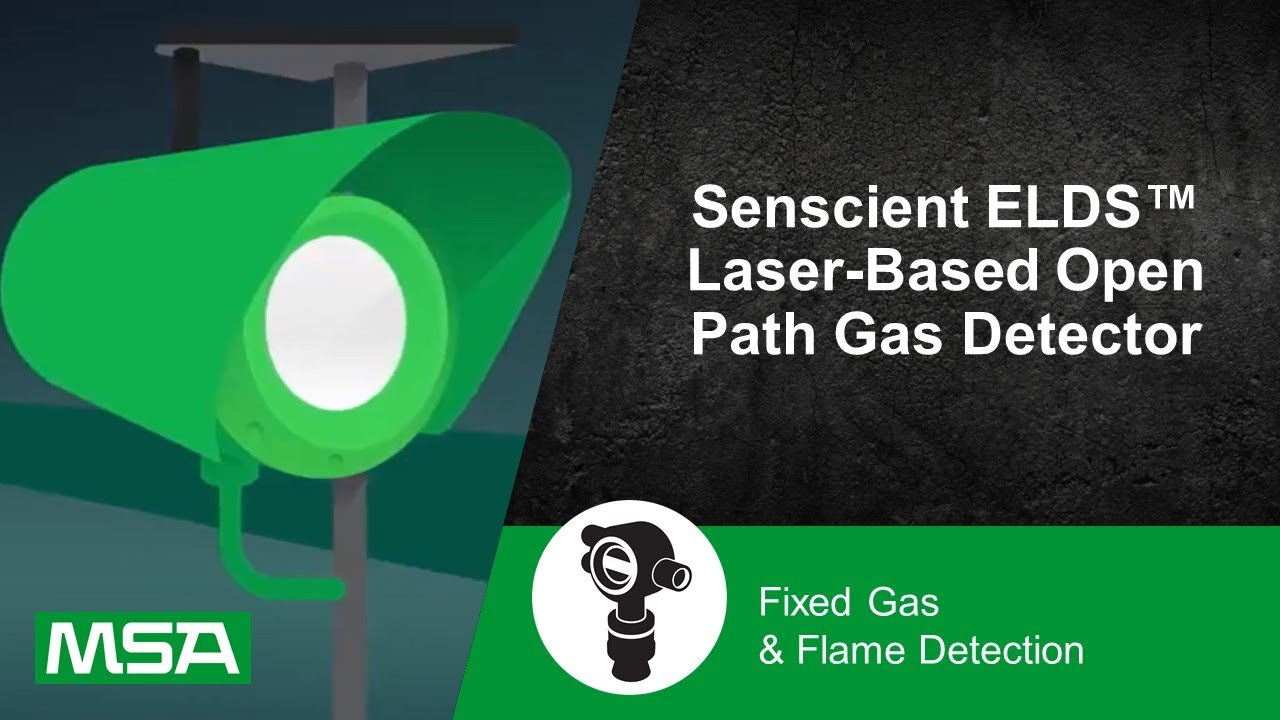 Senscient ELDS™ Laser-Based Open Path Gas Detector - YouTube