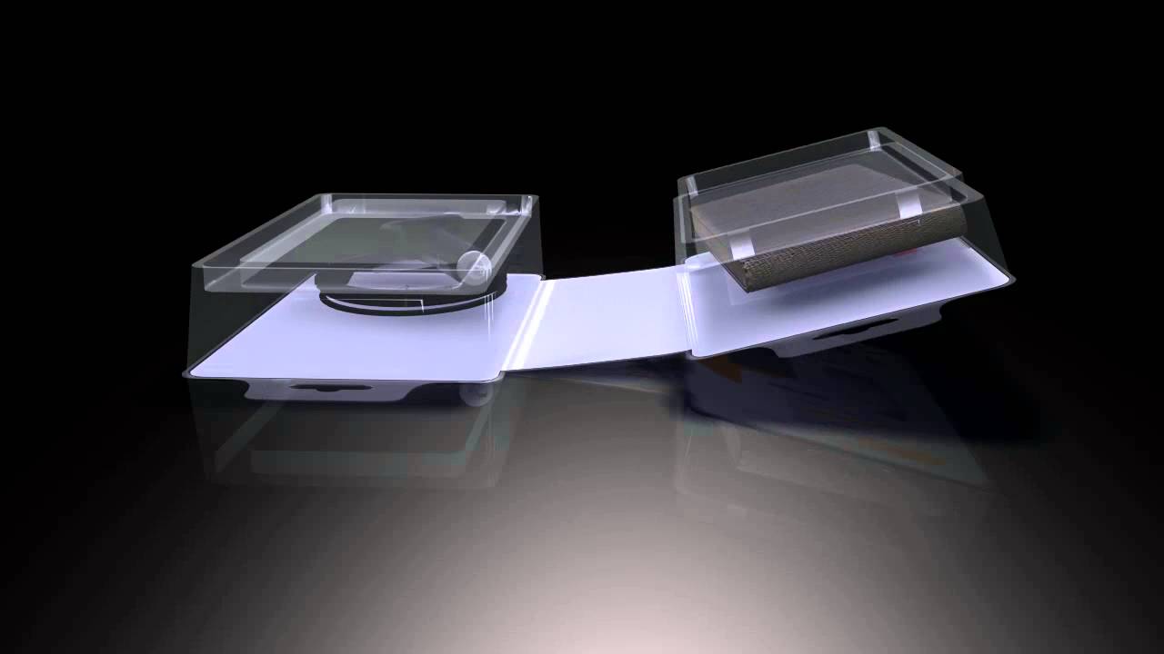 Animation 3D Packaging blister - M-Pack 3D - YouTube